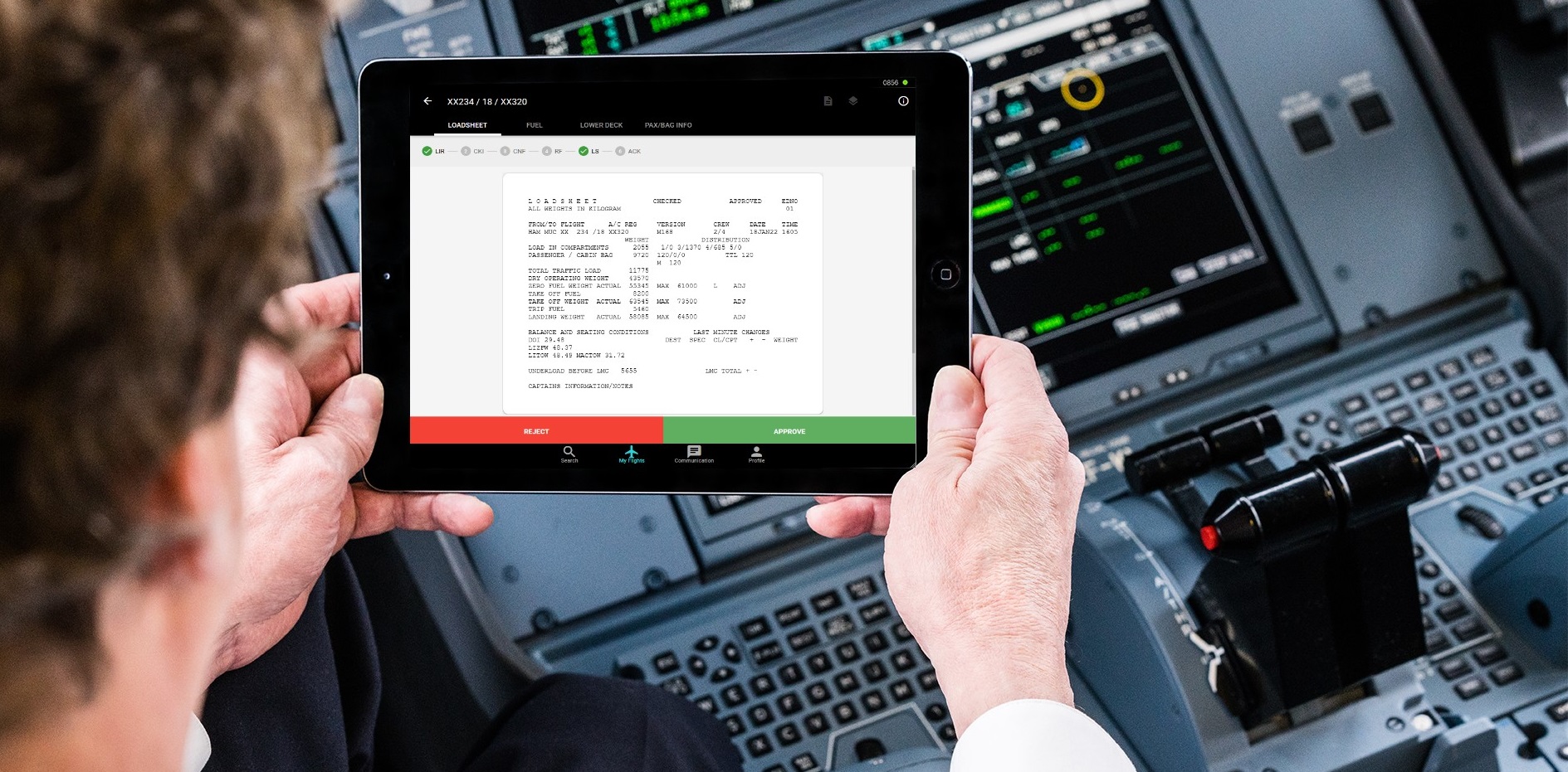 NetLine/Load CockpitMobile | Lufthansa Systems