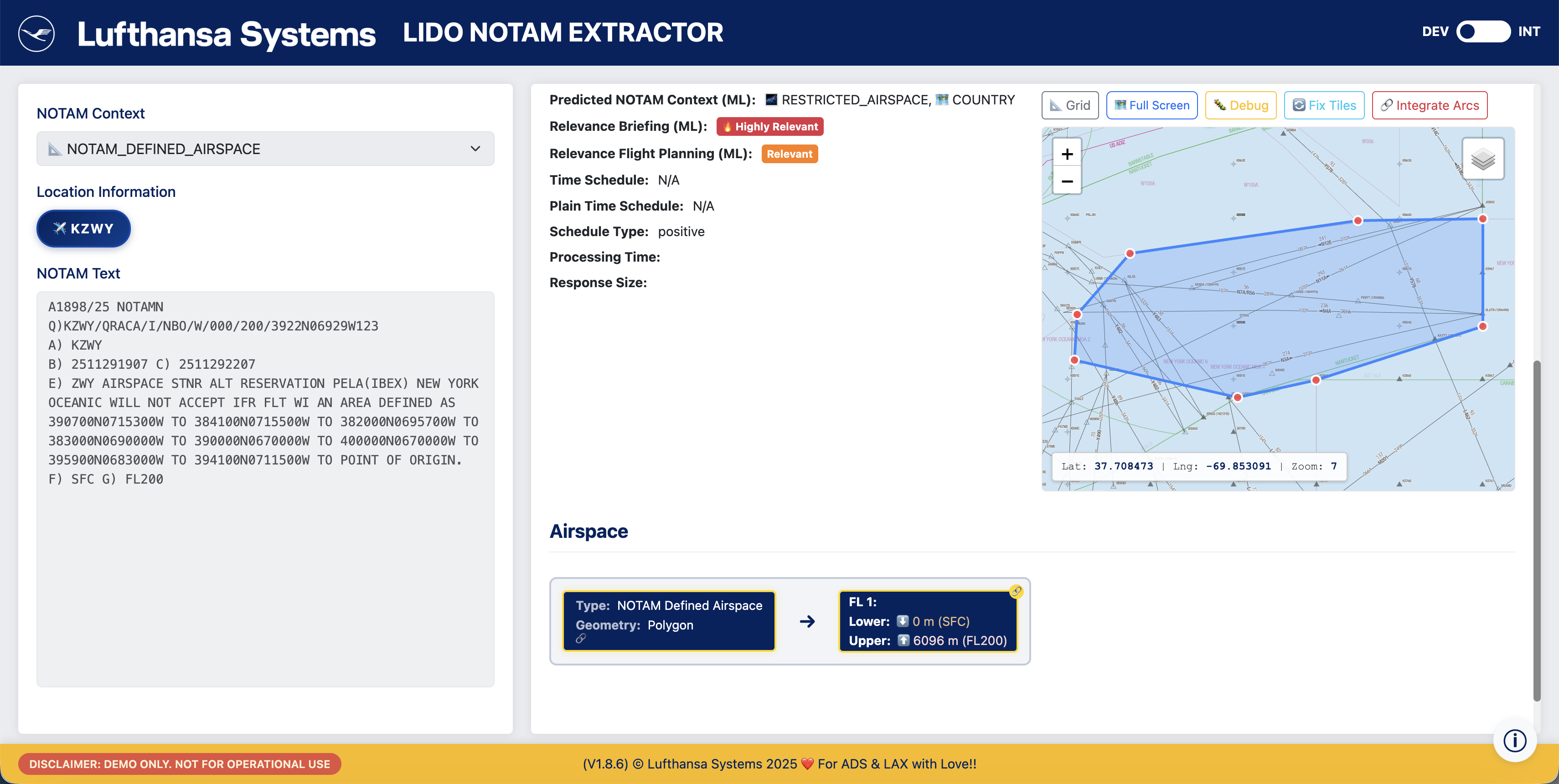 Lido NOTAM-AI Extractor: AI Aviation Data | Lufthansa Systems ...